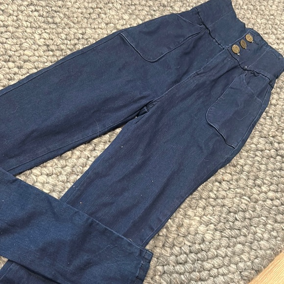 Collectif | Jeans | Collectif London Deep Blue High Rise Jeans Size Xxs ...